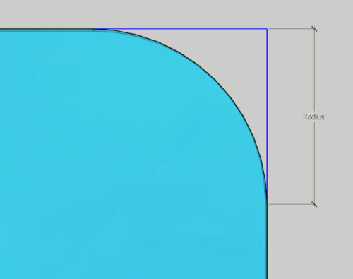 How To Measure Radius Corner Of Glass - Glass Mirror Pro LLC